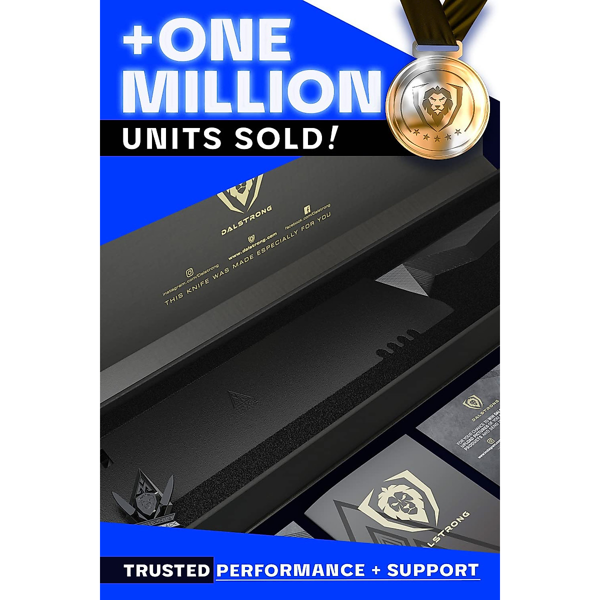 Dalstrong Kiritsuke Knife - 8.5 inch - Shadow Black Series - Black Titanium Nitride Coated - High Carbon - 7CR17MOV-X Vacuum Treated Steel Kitchen Knife - Sheath - Chef Knife - NSF Certified