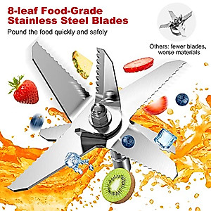 Galanz Multi Countertop Cooking Blender, 8 Preset Functions For Soup, Saute, Smoothies & Milkshake, 3 Speed Settings, 60Oz, LED Touch Control, 1000W, Black