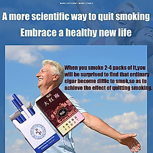 DTGDI Tea Herbal Cigarettes, Tobacco and Nicotine Free, 4 Packs 80 Smokes