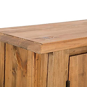 Farmhouse Wall Storage Cabinet with Door and Shelve, Medicine Cabinet Wall Cabinets Over The Toilet Pinewood 16.5"x9.1"x27.6"