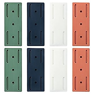 ZHIPAI 2023 Adhesive Punch-Free Socket Holder - ?New Version? Self-Adhesive Desktop Socket Fixer, Cable Management Punch Free Surge Protector, Desktop Mobile Plug-in Socket Fixer Bracket Stand (8Pcs)