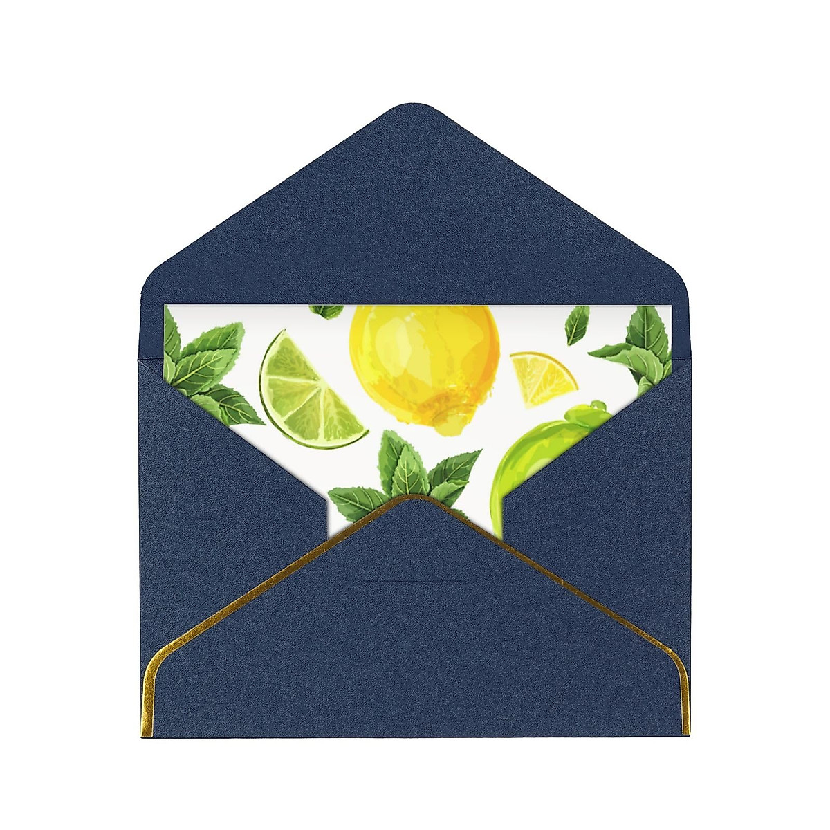 Watercolor Citrus Multi Thank You Cards With Envelopes, Blank Greeting Note Cards With Envelopes Blank Inside, Funny Birthday Cards For Women Men, Thank You Card For Wedding Business,Graduation