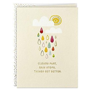 Hallmark Good Mail Thinking of You Card, Encouragement Card, Sympathy Card (Things Get Better)