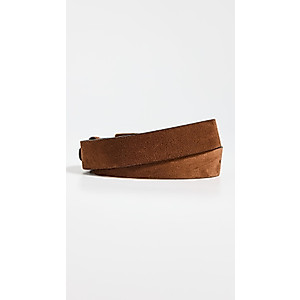 rag & bone Women's Rebound Belt, Chestnut Suede, Brown, S