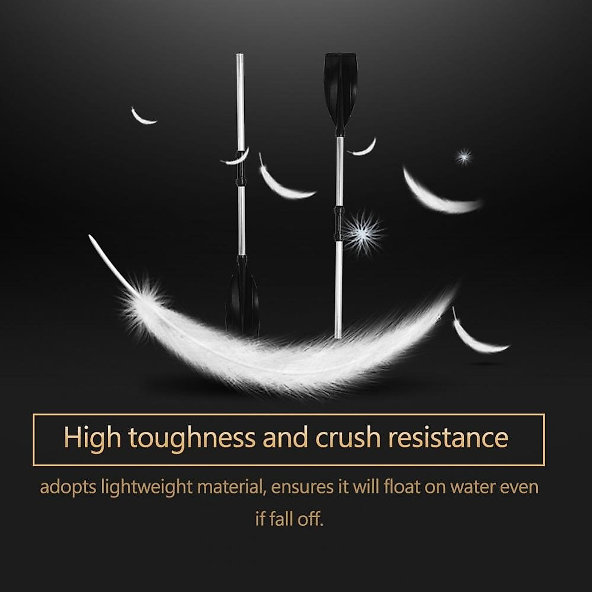 Bending Branches Kayak Paddle,Kayak Paddles 2 Pack Boat Oars Lightweight Kayak Paddle Aluminum Alloy Boat Paddle Detachable Kayak Oars