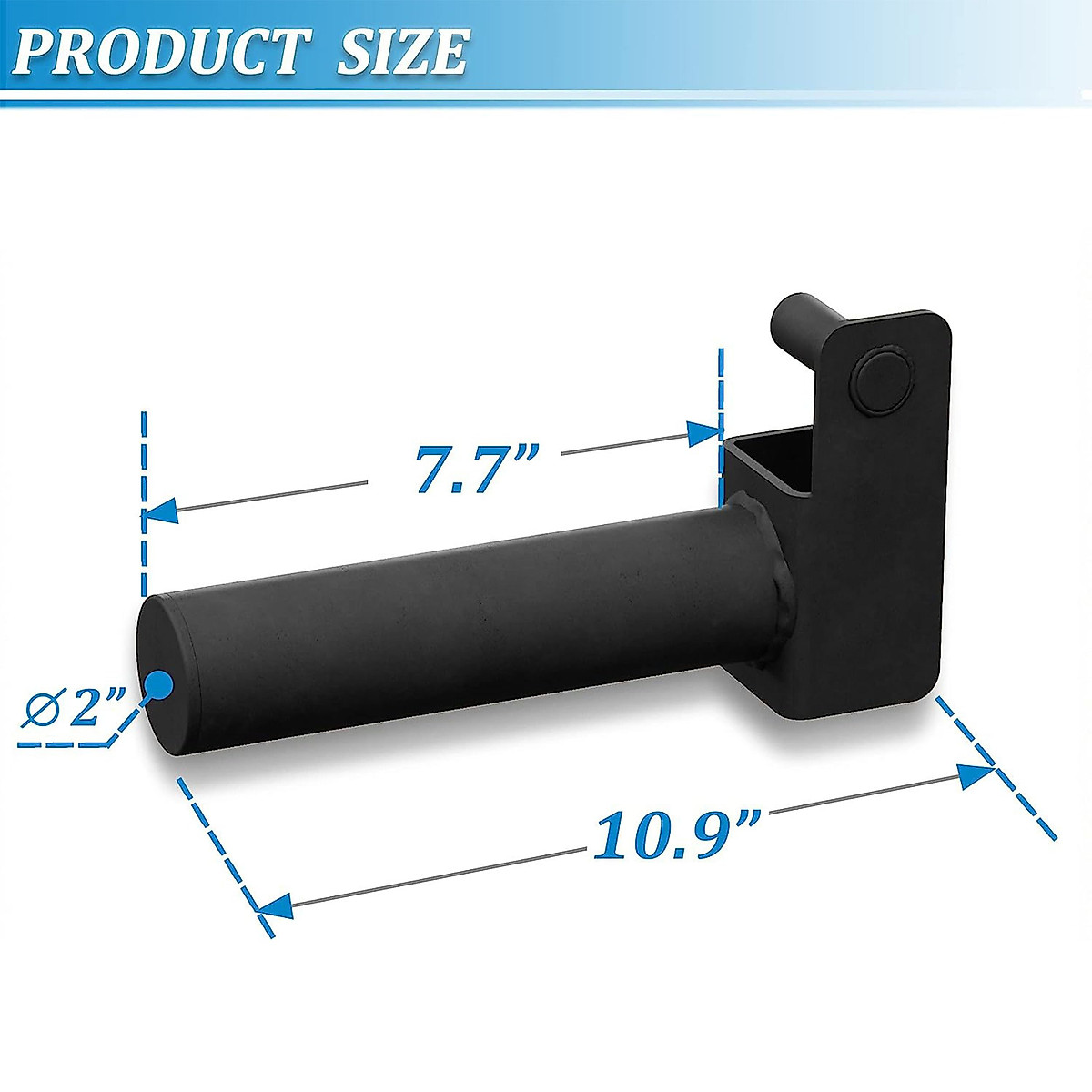 Major Fitness Power Cage Olympic Weight Plates Holder Power Rack Attachment Weights Storage Rack Fit 2" x 2.76" Suit for PLM03