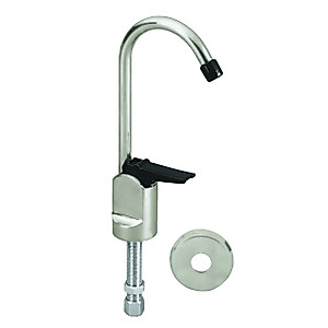 Westbrass D203-NL-07 6" Touch-Flo Style Pure Cold Water Dispenser Faucet, 1 Pack, Satin Nickel