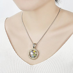UNY Luxury Cable wire Pendant Box Chain Necklace Women Fashion Jewelry Multi CZ Unique Present Gifts Designer Inspired