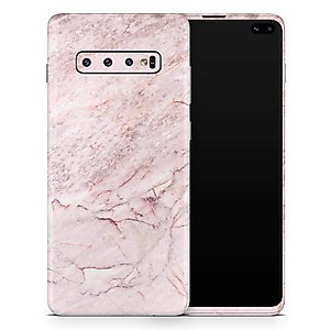 DesignSkinz Pink Slate Marble Surface V7 Protective Vinyl Decal Wrap Skin Cover Compatible with The Samsung Galaxy S20 (Screen Trim & Back Glass Skin)