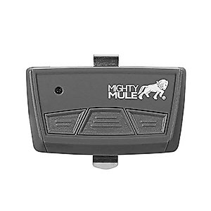 Mighty Mule MMT103 3-Button Transmitter, Plastic, Gray