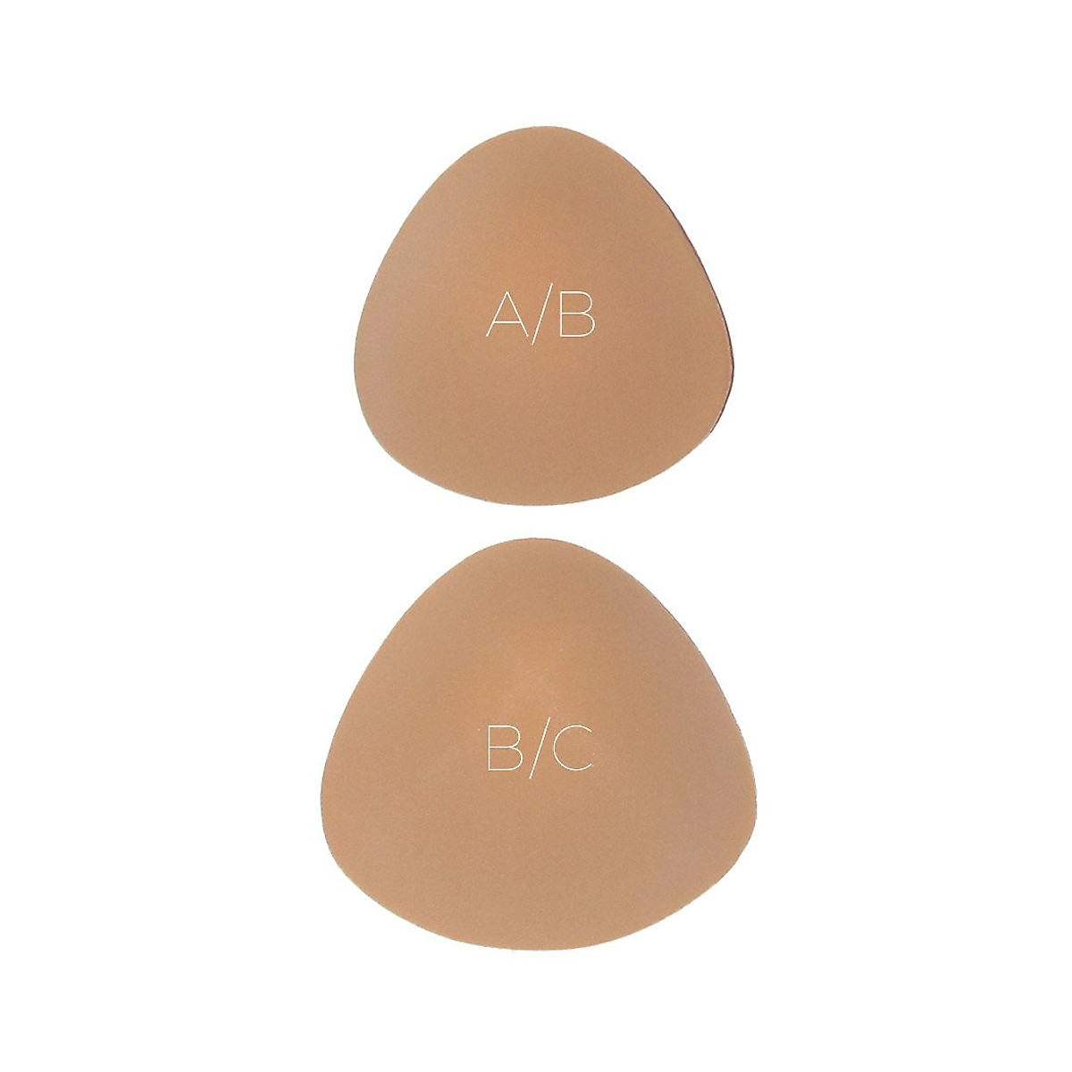 Boobles! Foam Triangle Bra and Swimsuit Padding Inserts (BC) Beige