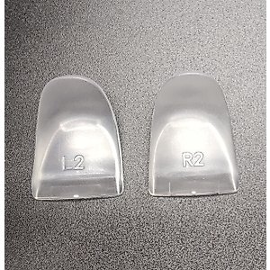 1 Pairs L2 R2 Trigger Extenders Buttons for Playstation 4 PS4 PS4 Slim Pro Controller Clear