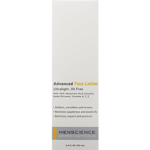 MenScience Androceuticals Advanced Face Lotion, 3.4 Fl Oz