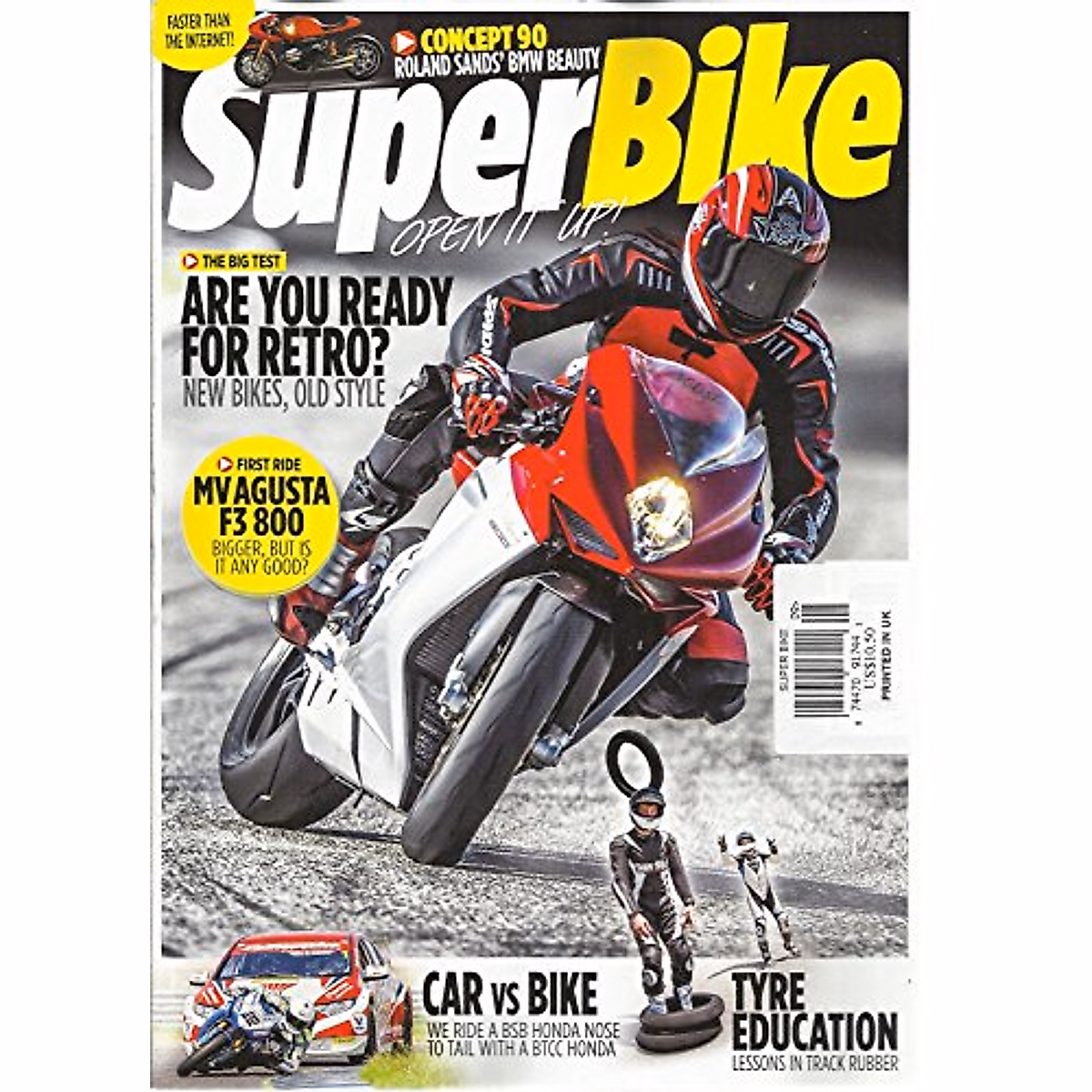 SUPER BIKE, SEPTEMBER, 2013 (ARE YOU READY FOR RETRO ? * CAR vs BIKE)
