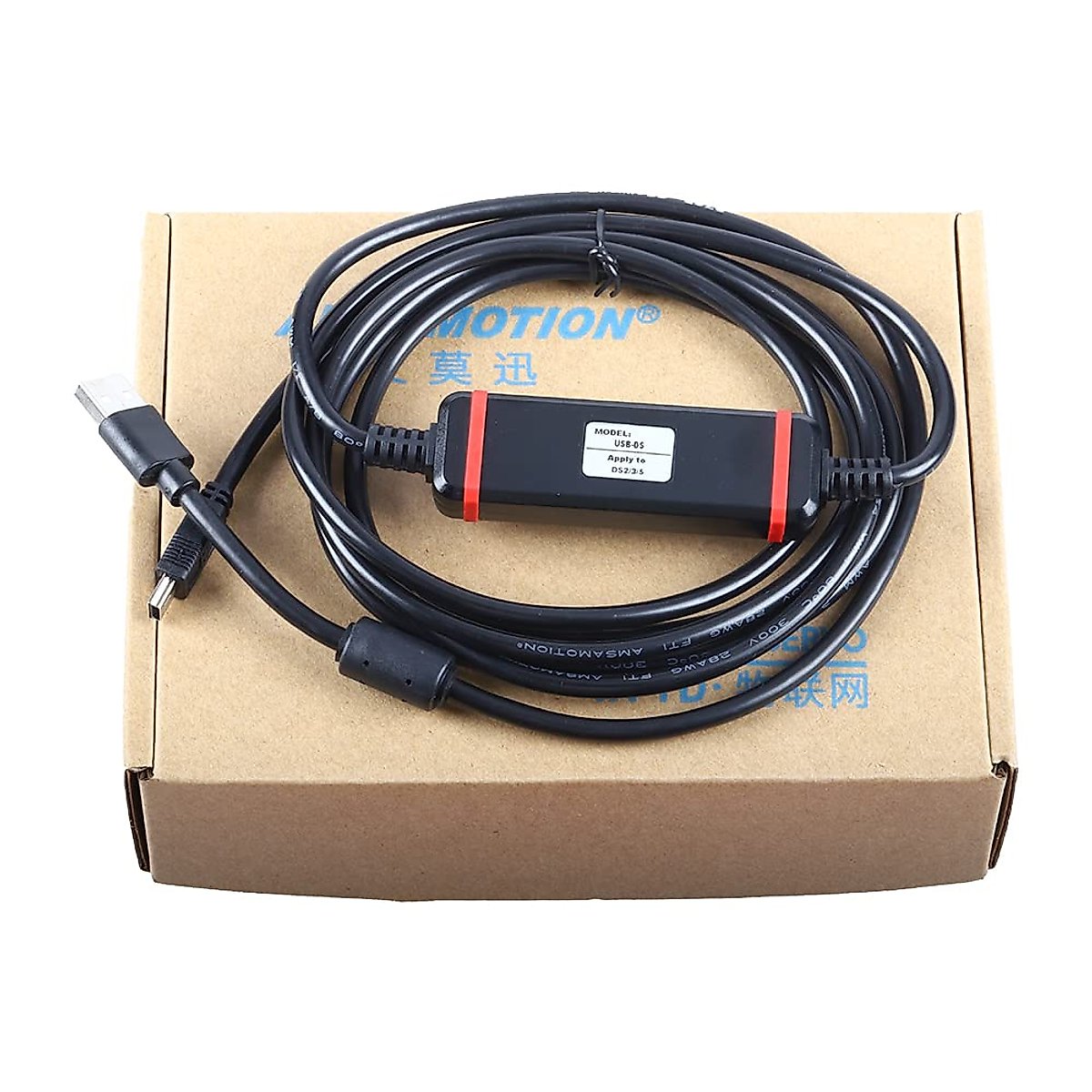 USB-DS for Servo Drive DS2 DS3 DS5B DS5C DS5E DS5L debug and Download Data Cable Black