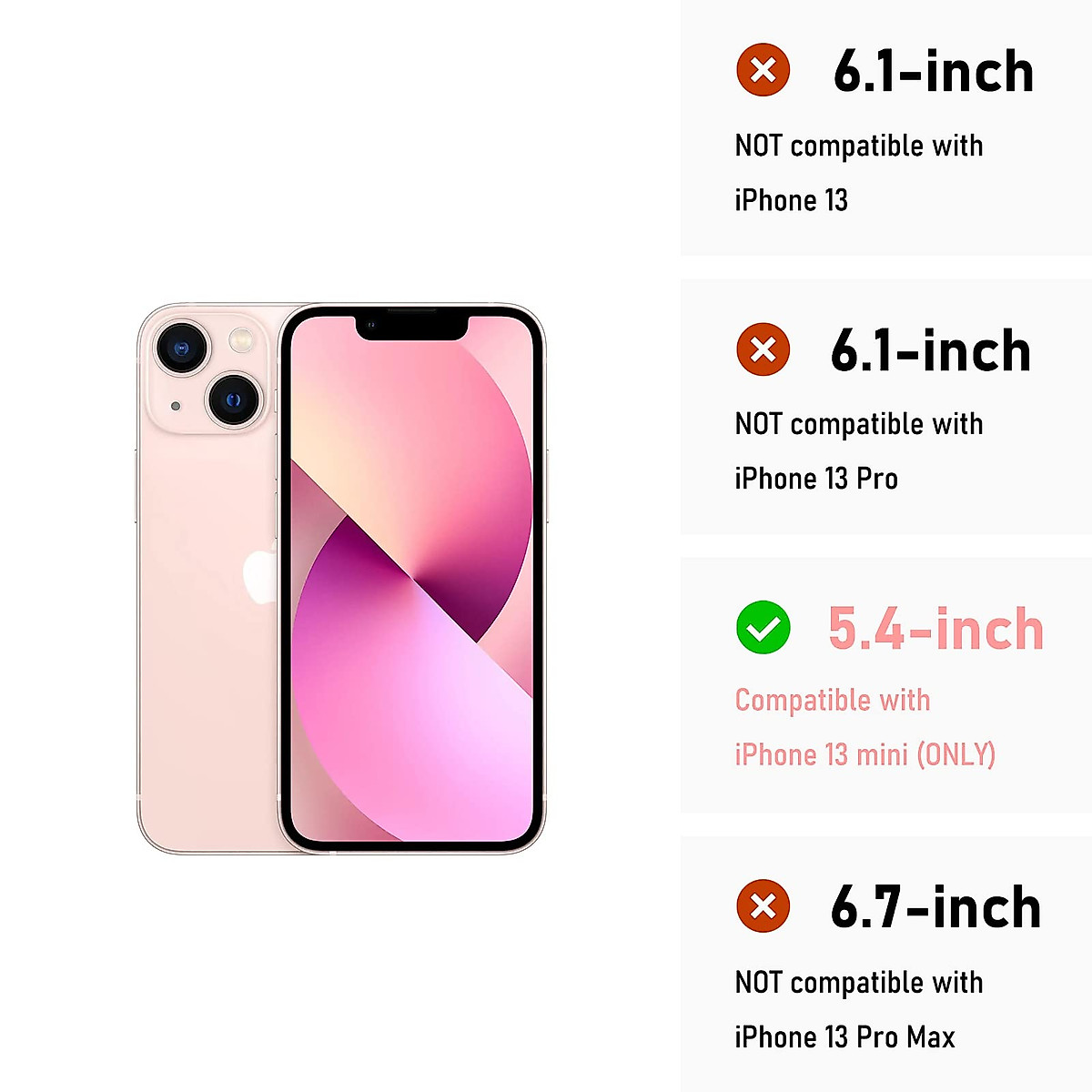 QOVOC Designed for iPhone 13 Mini Case Glitter - Sparkly Protective Phone Case for iPhone 13 Mini 5.4 Inch - Clear/Blue [Endless Memory]