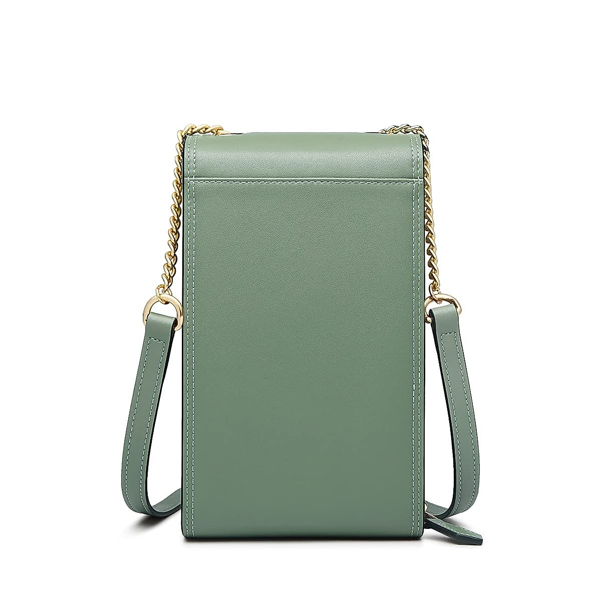 iFOXER Mini Crossbody Bags for Women, Genuine Leather Phone Purses with Credit Card Slots Ladies Small Shoulder Bags with Zip Around