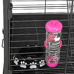 Ferret Cage Rabbit Chinchilla Rat Cage Small Animal House 37" 4 Levels GPJCFCDUS