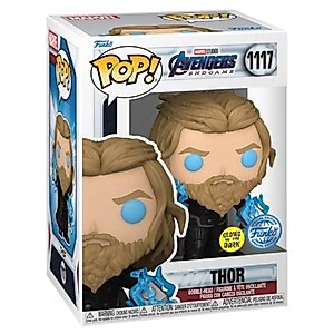 Funko Pop Marvel End Game #1117 Thor with Thunder Vinyl Figure Chalice Collectibles Exclusive