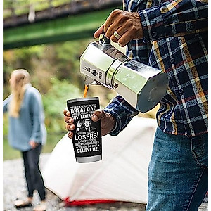 RHYTHMHEART Christmas Gifts for Dad from Daughter, Son, Wife - Dad Gifts for Christmas - Funny Present for Dad - Dad Birthday Gift - Dad Gifts from Daughter - Dad Tumbler 20oz