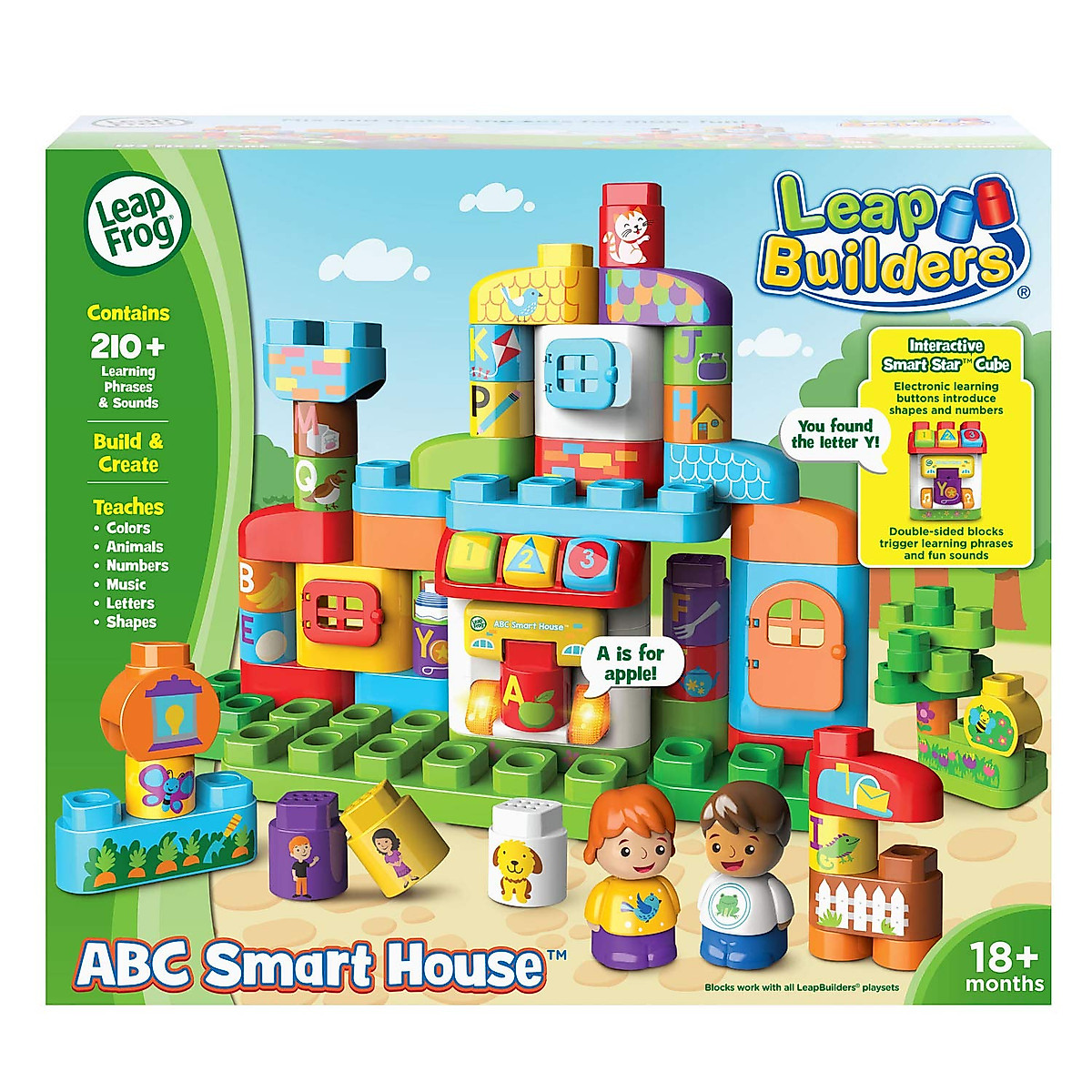 LeapFrog LeapBuilders ABC Smart House, 61 pcs, 2 To 5 Years