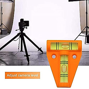 3x T Level with Screws Cross Check Trailer Leveling Bubble Spirit Levels for Travel Trailers, Camper, Motorhome, Camera, Tripods, Machines