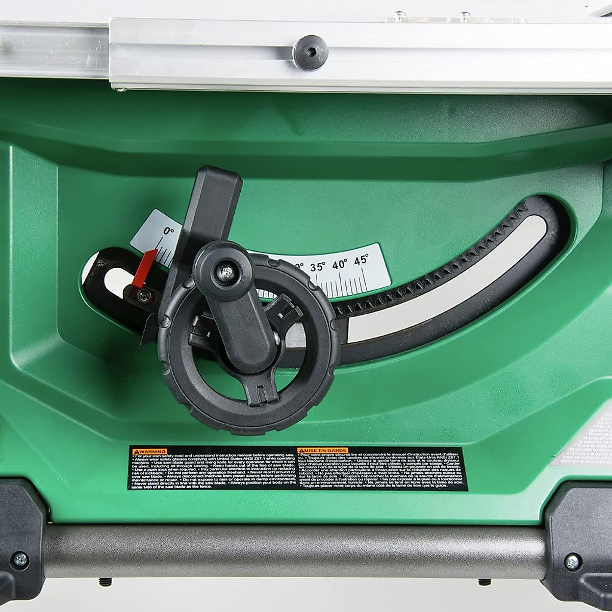 Metabo HPT Table Saw | 10-Inch Blade | 35-Inch Rip Capacity | Fold & Roll Stand | 8 x 13/16-Inch Dado Capacity | C10RJS