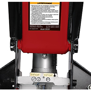 Blackhawk B6350 Black/Red Fast Lift Service Jack - 3.5 Ton Capacity, 28 1/2" L x 13 3/4" W x 6 1/2" H