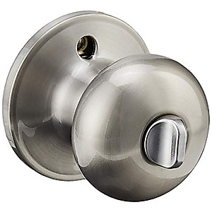 Dexter by Schlage J40STR619 Stratus Bed and Bath Knob, Satin Nickel