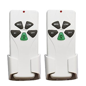 Humpptom Replacement of Hampton Bay and Harbor Breeze FAN-53T, FAN0TT53 FAN-35T, L3HFAN35T, L3HFAN35T1, Fan-HD5, FAN-11T, KUJCE9103. Remote Only 2Pack