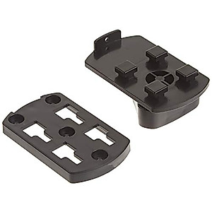 Monoprice Low Profile 22 lb. Capacity Speaker Wall Mount Brackets (Pair) Black