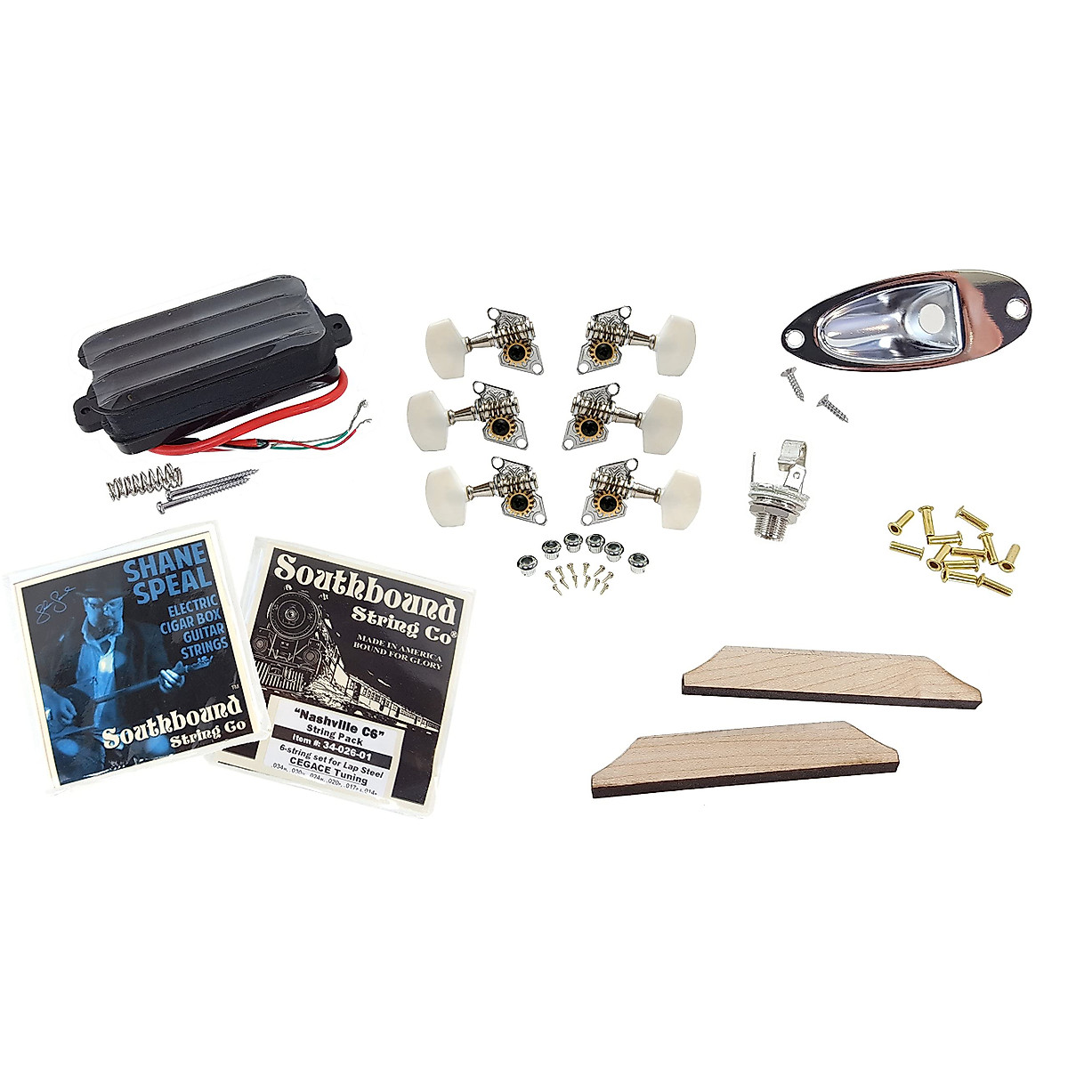 2x4 Lap Steel Guitar Kit - the DIY Slide Guitar - You supply the 2x4!