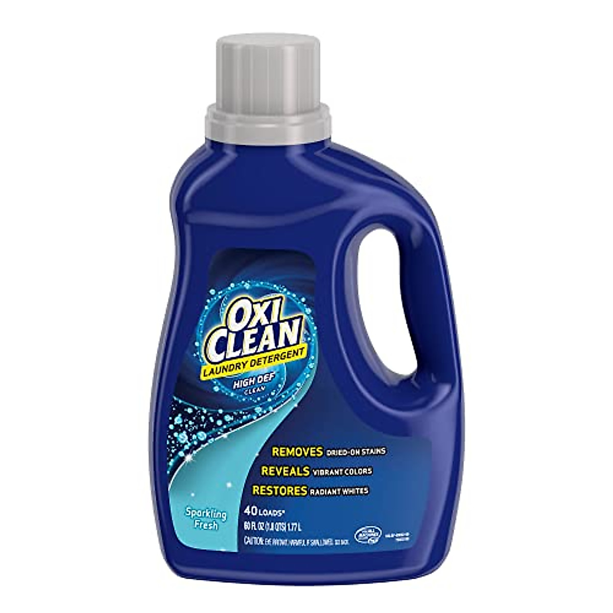 OxiClean High Def Sparkling Fresh Liquid Laundry Detergent, 60 oz.
