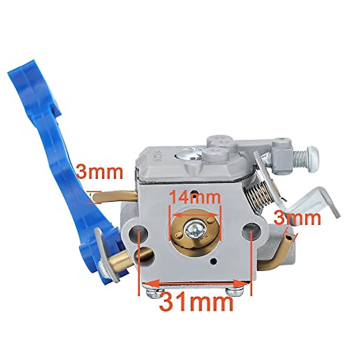 Hipa 545081811 Carburetor Compatible with Husq 125B 125BVX 125BX Leaf Blower 545112101 581798001 Jonsered B2126 BV2126 Blower