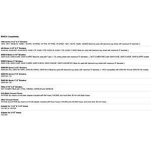 BOSCH 18SG-5E Small Angle Grinder Concrete Surfacing Attachment Blue