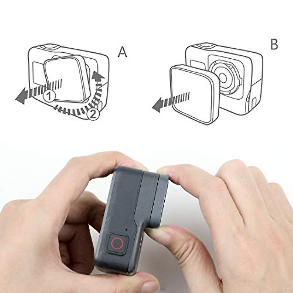 Replacement Protective Lens Cover for GoPro Hero 5 6 7 Camera Glass Protector Lens Cover Repair Part Accessories