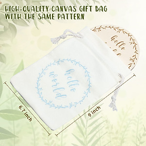 Wooden Baby Announcement Sign, 6 inch Hello World Newborn Sign Newborn Welcome Sign for Photo Prop