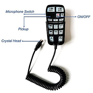 Evershine Signal 12/24V 100W All-in-One Police Siren and Speaker Kit with Multi-Tones Amplifier,118~125dB Speaker, Handheld Microphone PA System, MP3 Play, Recording Function for Vehicles Car Truck