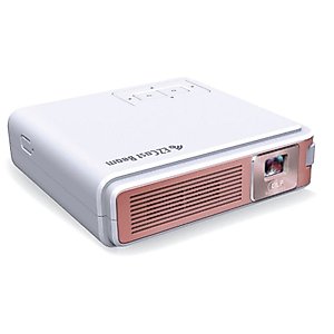 2024 Upgraded Portable Projector, EZCast J4 Rechargeable Movie Projector - Built-in Battery & Speaker - 1080P Pico Projector, Camping Projector, Compatible w/HDMI, USB, iPhone, Android, Tablet, Laptop