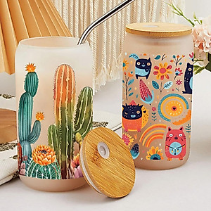 UV DTF Cup Wrap Transfer Stickers,UV DTF Cup Wrap Transfer Cup Stickers Decals DIY Fall Waterproof Autumn Theme Flower Rub on Transfers for Glass Cups