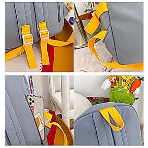 KOWVOWZ Cute Bookbag for Teen Girls Boys Kawaii Aesthetic Back to School Backpack (Green)