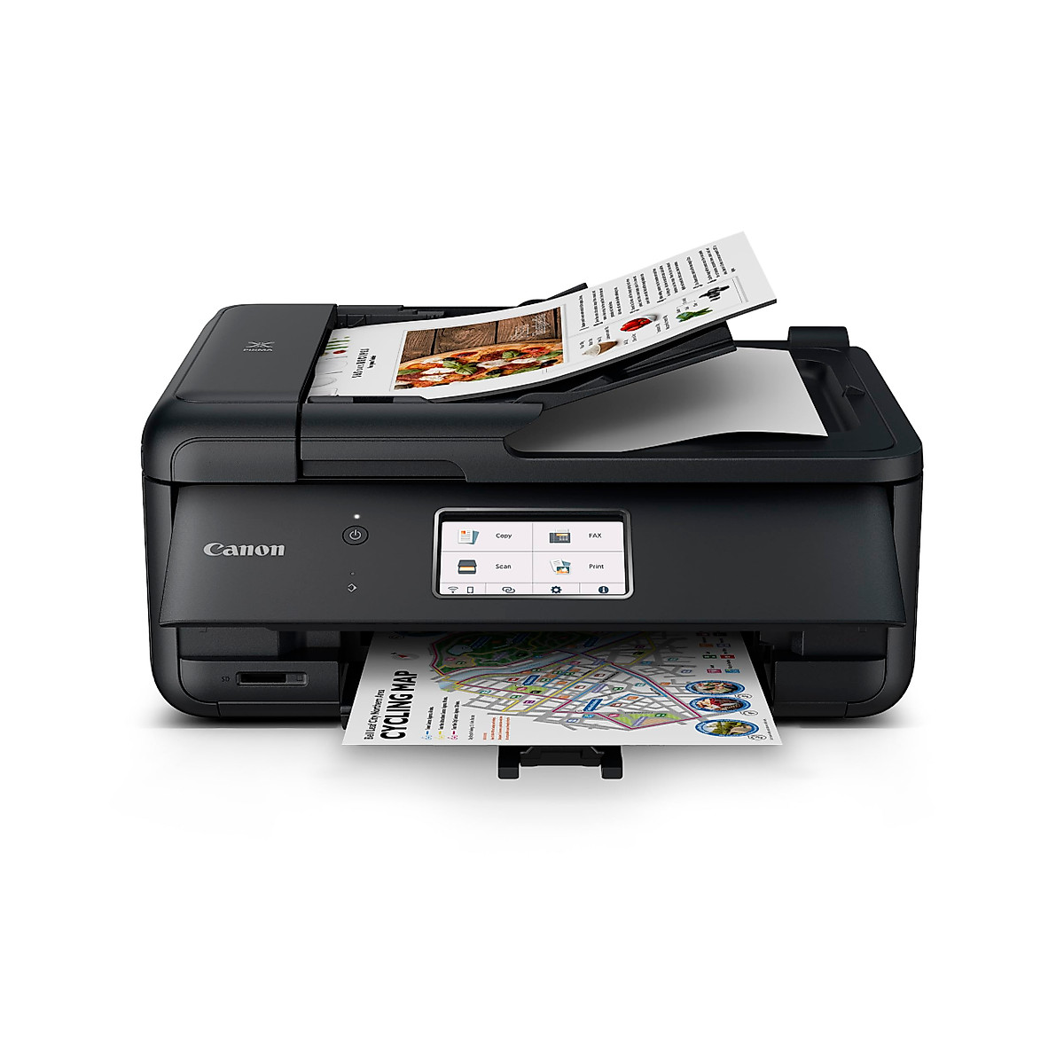 Canon TR8620a All-in-One Printer Home Office | Copier |Scanner| Fax |Auto Document Feeder | Photo and Document | Airprint (R) and Android, Black