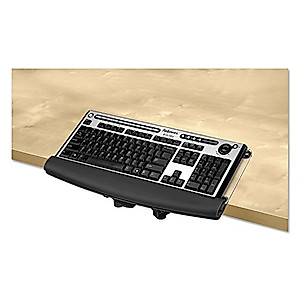 Fellowes 9473401 I-Spire Series Desktop Edge Keyboard Lift 18 4/9 x 8 3/8 Black/Gray