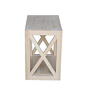 International Concepts Hampton Narrow End Table, Brown