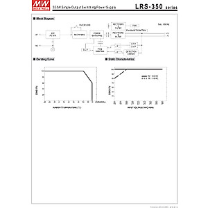 MEAN WELL MW LRS-350-36 36V 9.7A 350W Single Output Switching Power Supply