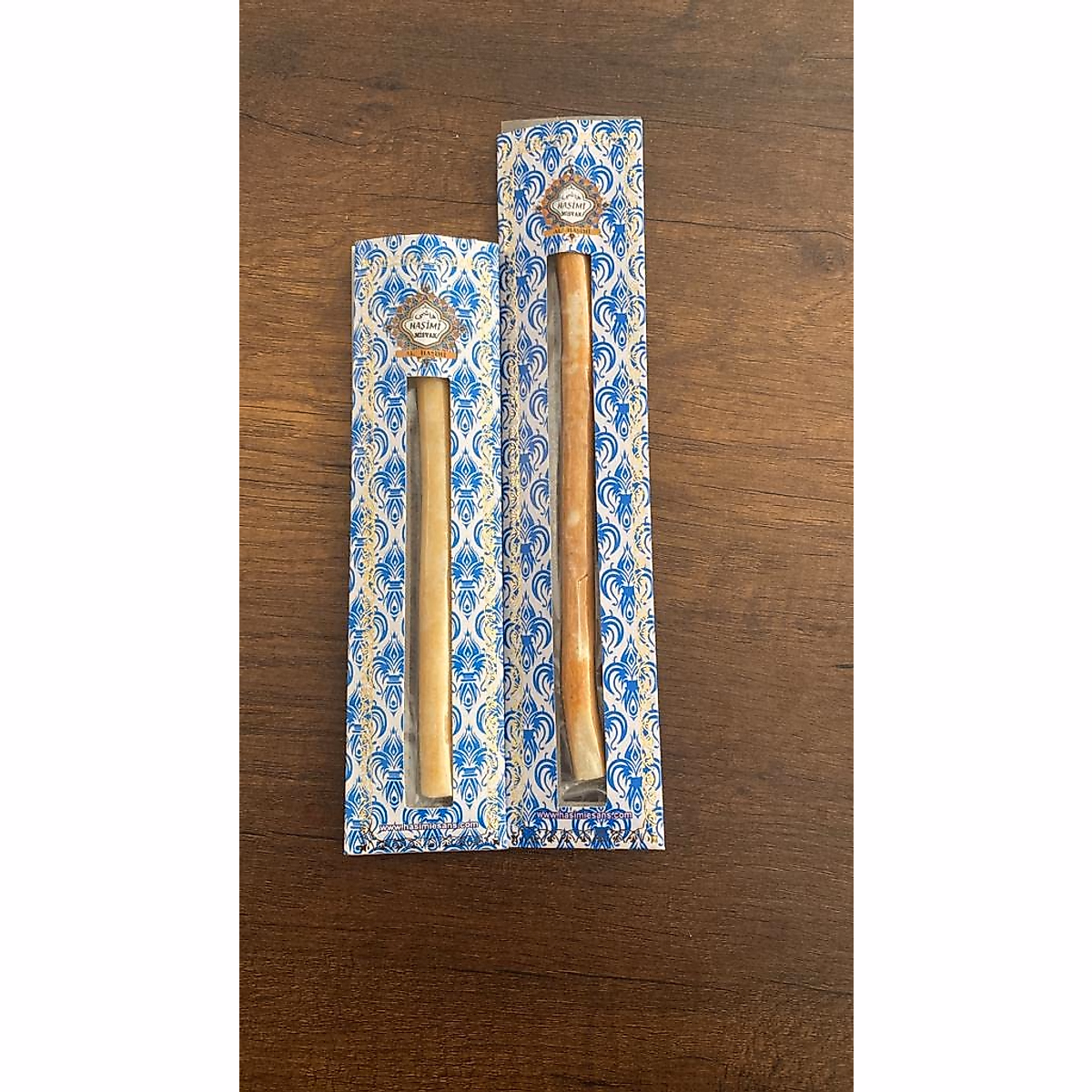 Golden Miswak Sticks for Teeth, MAY Sewak Toothbrush, Natural Toothbrush for Whiter Teeth, Lightweight Wood Brush for Healthy Gums, Muslim Tooth Stick, Condensed Miswak Extract, Yellow