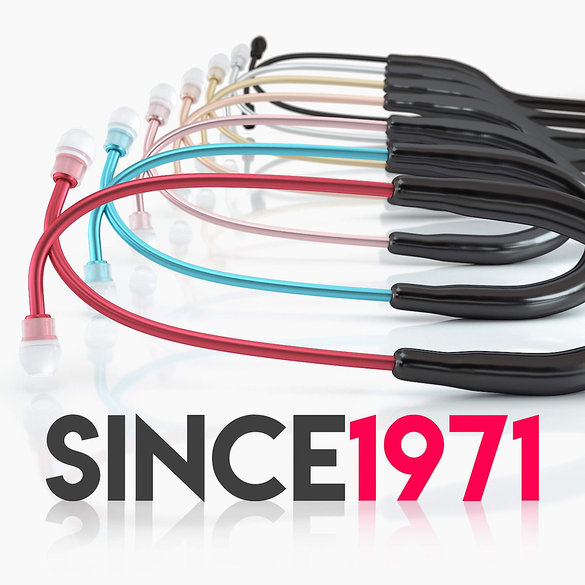 MDF Acoustica Lightweight Stethoscope for Doctors, Nurses, Students + MDF LUMiNiX Medical Professional Penlight