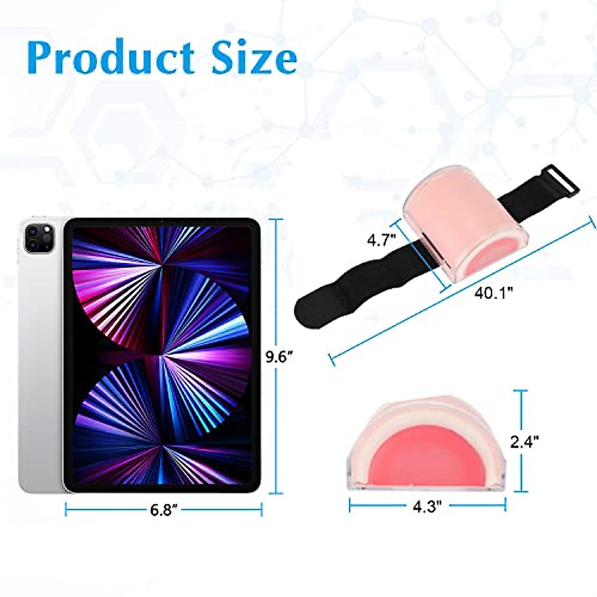 SKUMOD IM, ID, SQ Injection Practice Pad Model, Wearable Training Model, Simulates Human Skin, for Nurses, Medical Students, Medical Education Tools