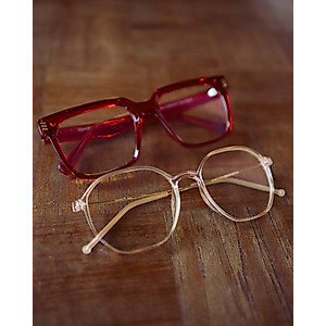 VISOONE Lightweight TR90 Blue Light Blocking Glasses Frame with Anti Glare Eye Protection for Women and Men RANE