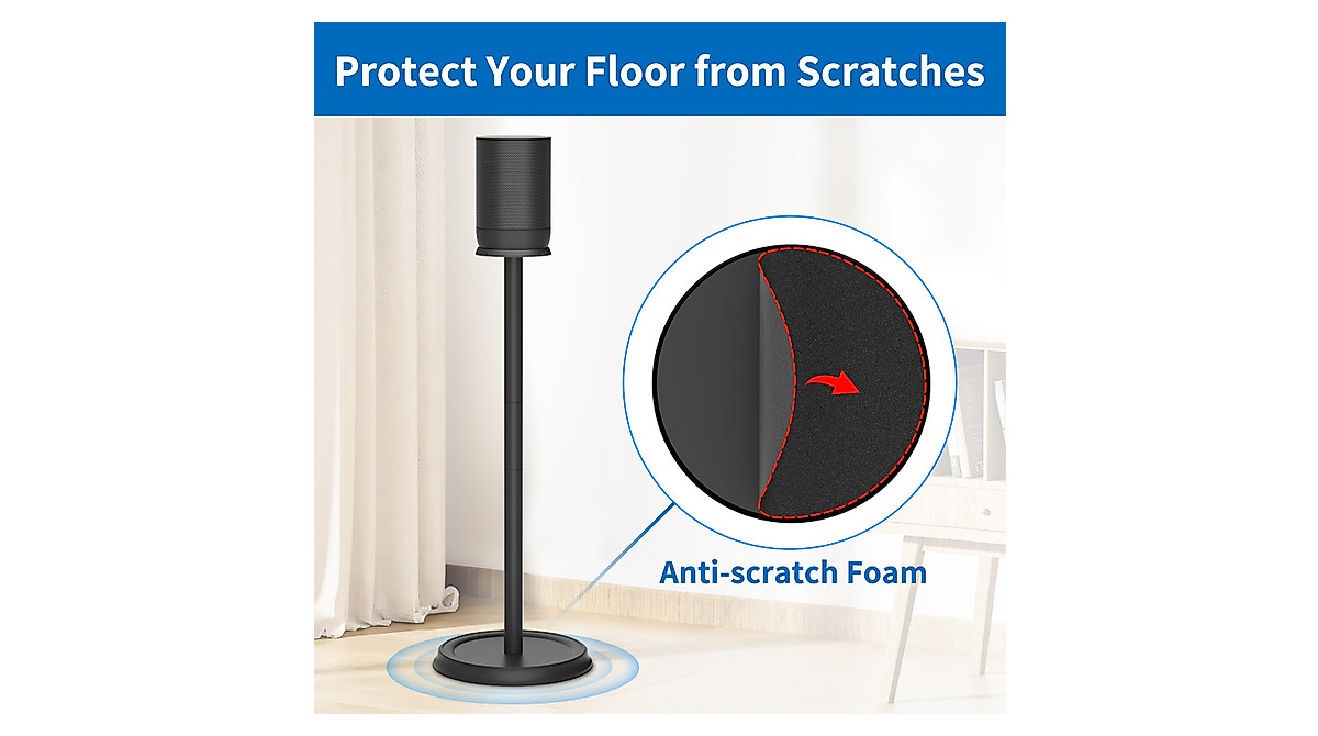 Heavy Duty Speaker Stand for Sonos Move - Easy Setup